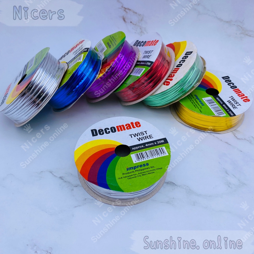 5mm Decomate Metallic Twist Tie Wire packaging for Bread Loaf Souvenirs ...