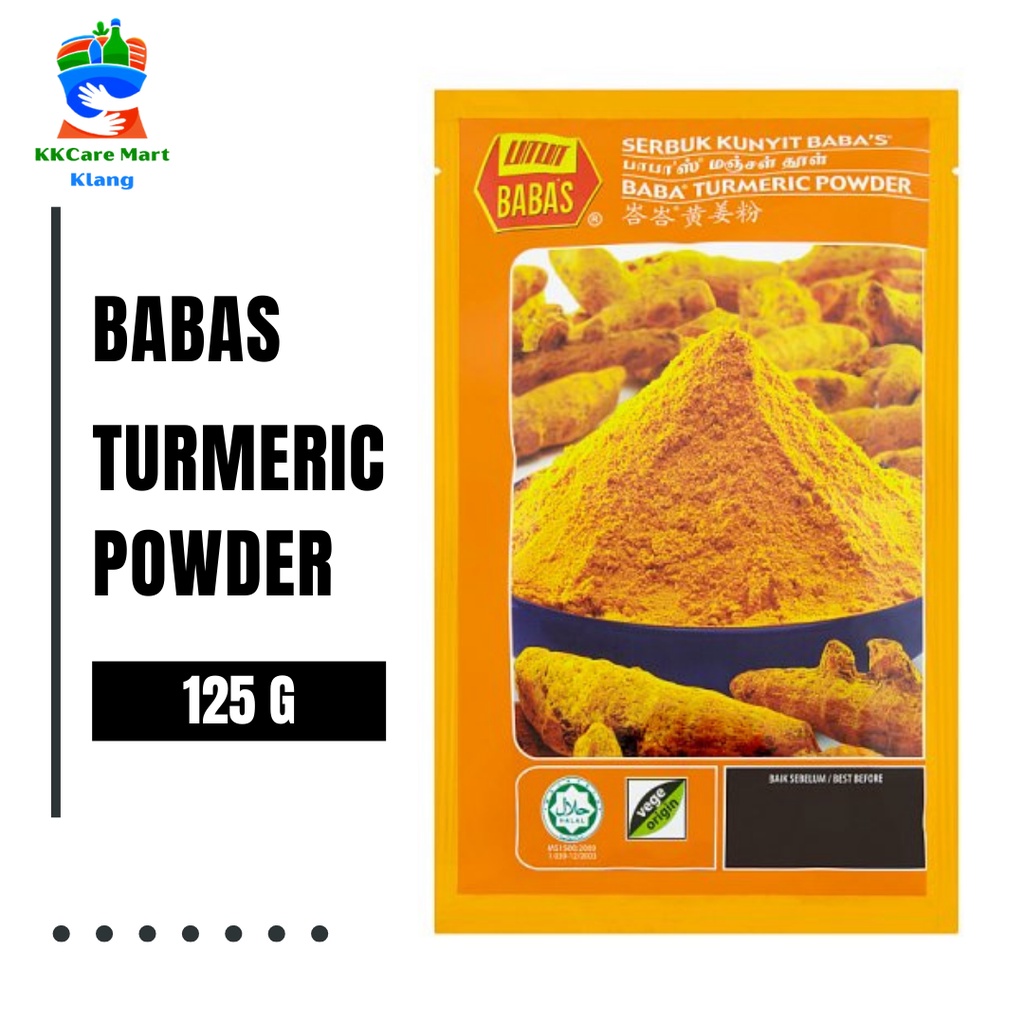 BABAS - BABA Turmeric Powder 125g | Shopee Malaysia