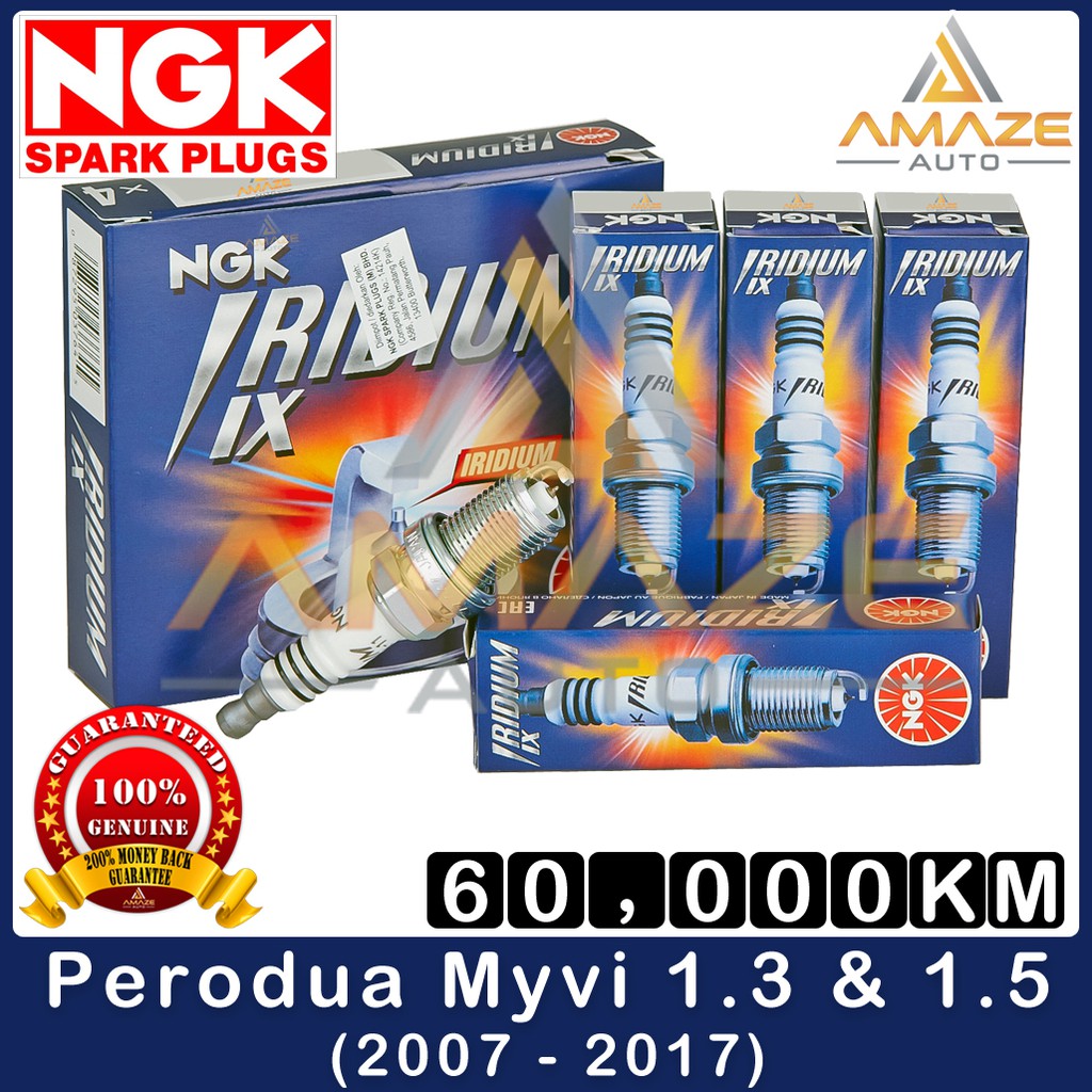 NGK Iridium IX Spark Plug for Perodua Myvi 1.3 & 1.5 (2007-2017 ...