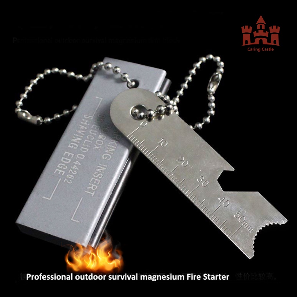 CC Ready Stock HIgh quality Fire Starter Magnesium Flint Waterproof ...
