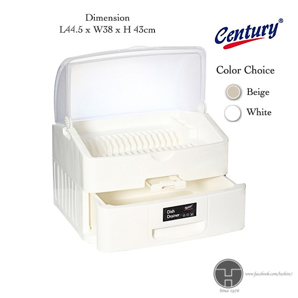 [TeoHin] CENTURY Dish Drainer with Drawer ( 1 Layer ) , Rack Pinggan ...