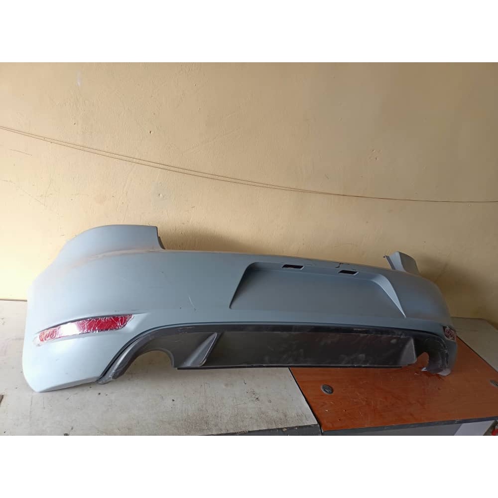volkswagen golf mk6 rear bumper belakang gti fit untuk mk6 tsi gti ...