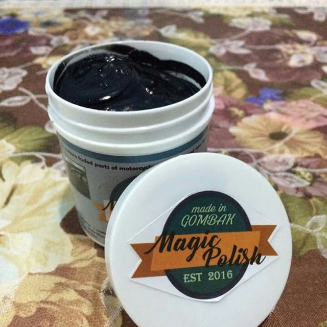Magic Polish- Hitamkan part plastik | Shopee Malaysia