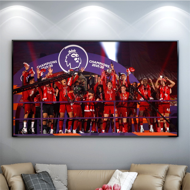 Liverpool Wall Painting Van Dijk Salah Mural Chelsea Pub Football ...