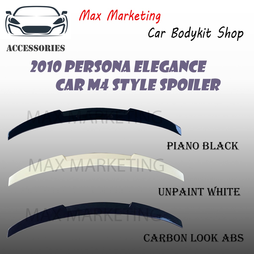 PROTON PERSONA 2008 M4 STYLE CAR SPOILER ABS SKIRT LIP BODYKIT(UNPAINT ...