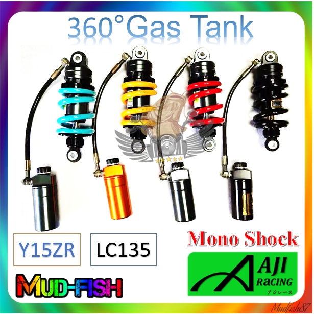 AJI RACING 360° ROTATABLE , ADJUSTABLE MONOSHOCK FOR YAMAHA Y15ZR ...