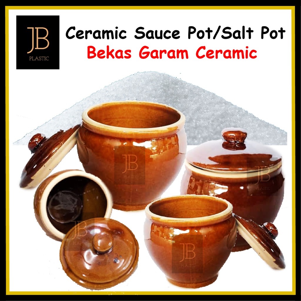 NO.3/4/5/6 Pasu Garam Tembikar Bekas Garam Tanah Liat Sauce Salt ...