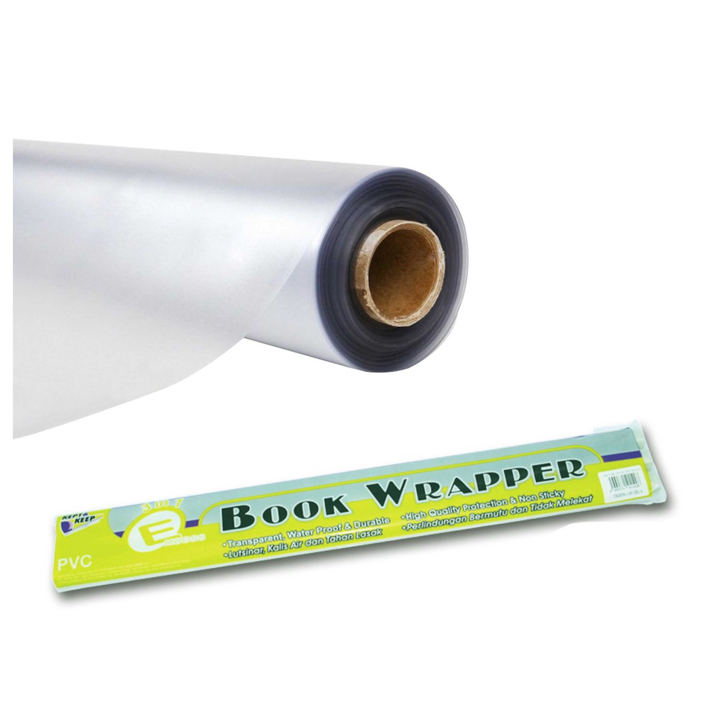 PVC Cover/ Book Wrapper/ Pembalut Buku/ Text Book Cover /A4 Book Cover ...