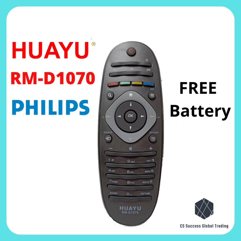 🔥Hot Product🔥 HUAYU PHILIPS RM-D1070 COMMON LCD/LED TV REMOTE CONTROLER | Shopee Malaysia