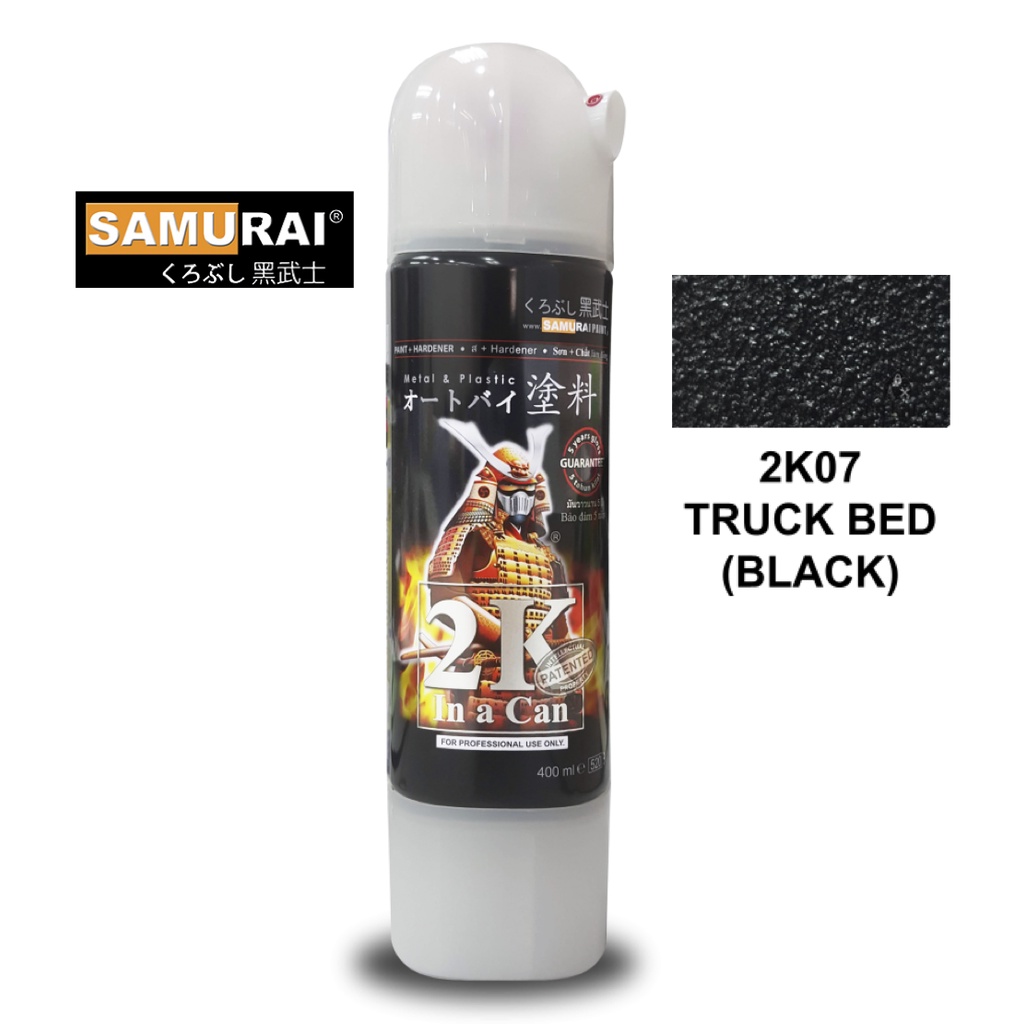 SAMURAI 2K07 EPOXY TRUCK BED SPRAY - BLACK / SAMURAI SPRAY 400ML ...