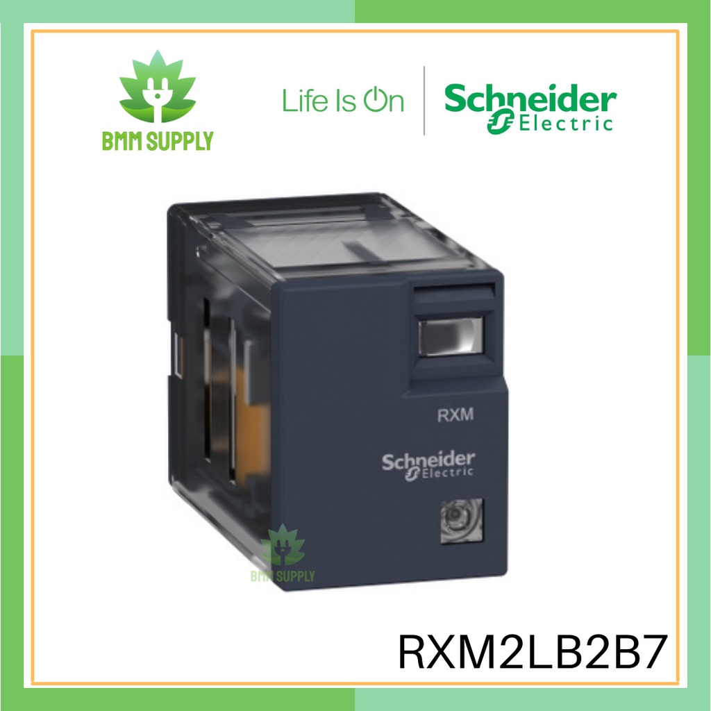 SCHNEIDER 8PIN #RXM2LB2BD/ RXM2LB2P7/ RXM2LB2B7/ RXZE1M2C RELAY AND SOCKET | Shopee Malaysia