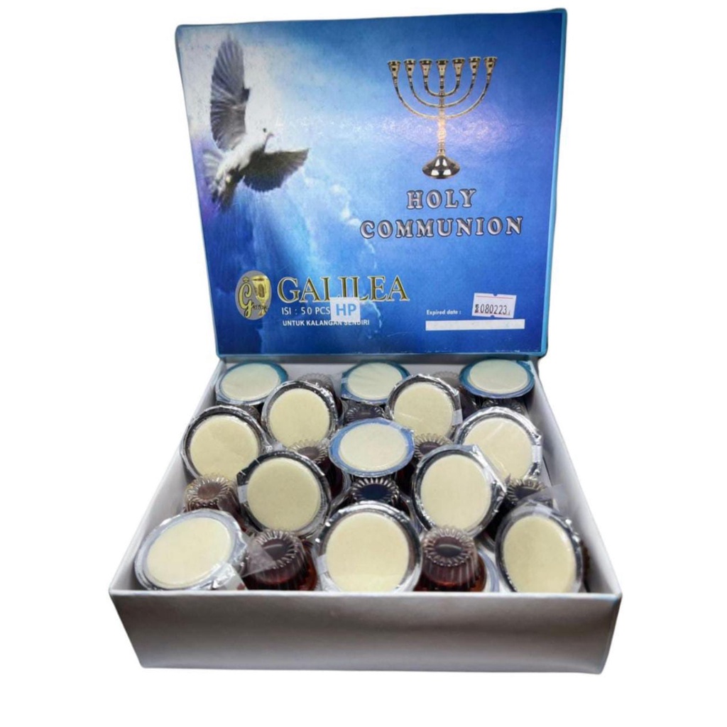 Holy Communion + Plain Host in One Pack 1 box contains 50 pcs (NON ...