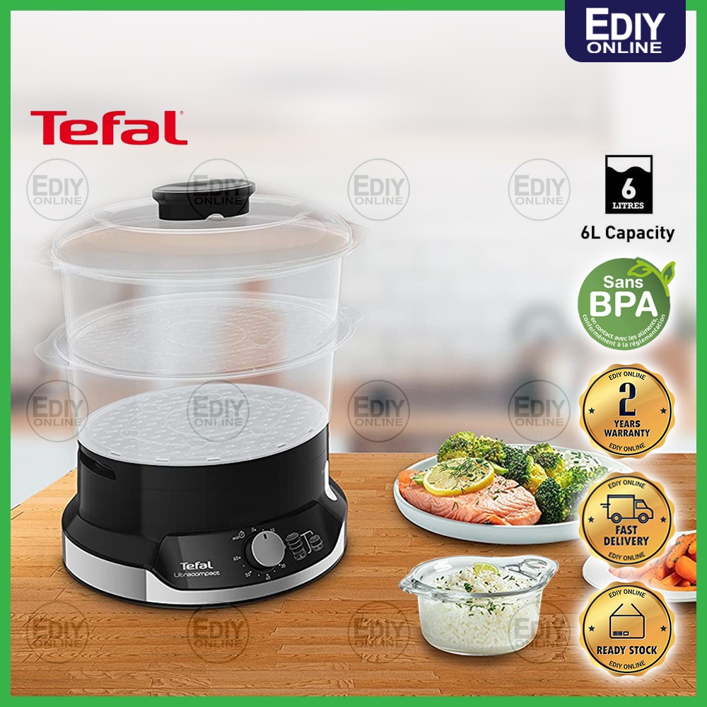 Tefal VC1401 / VC1451 VC2048 2 Tier Electric Stainless Steel Food ...