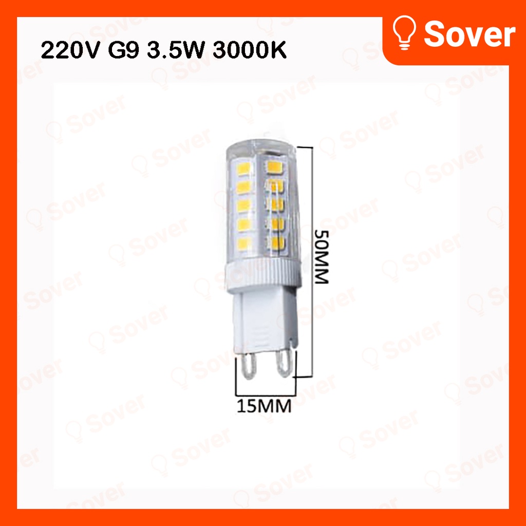 12V or 220V G4 G9 E14 1.5W 3.5W 5W 5.5W 7W 35W 50W Led Corn bulb COB ...