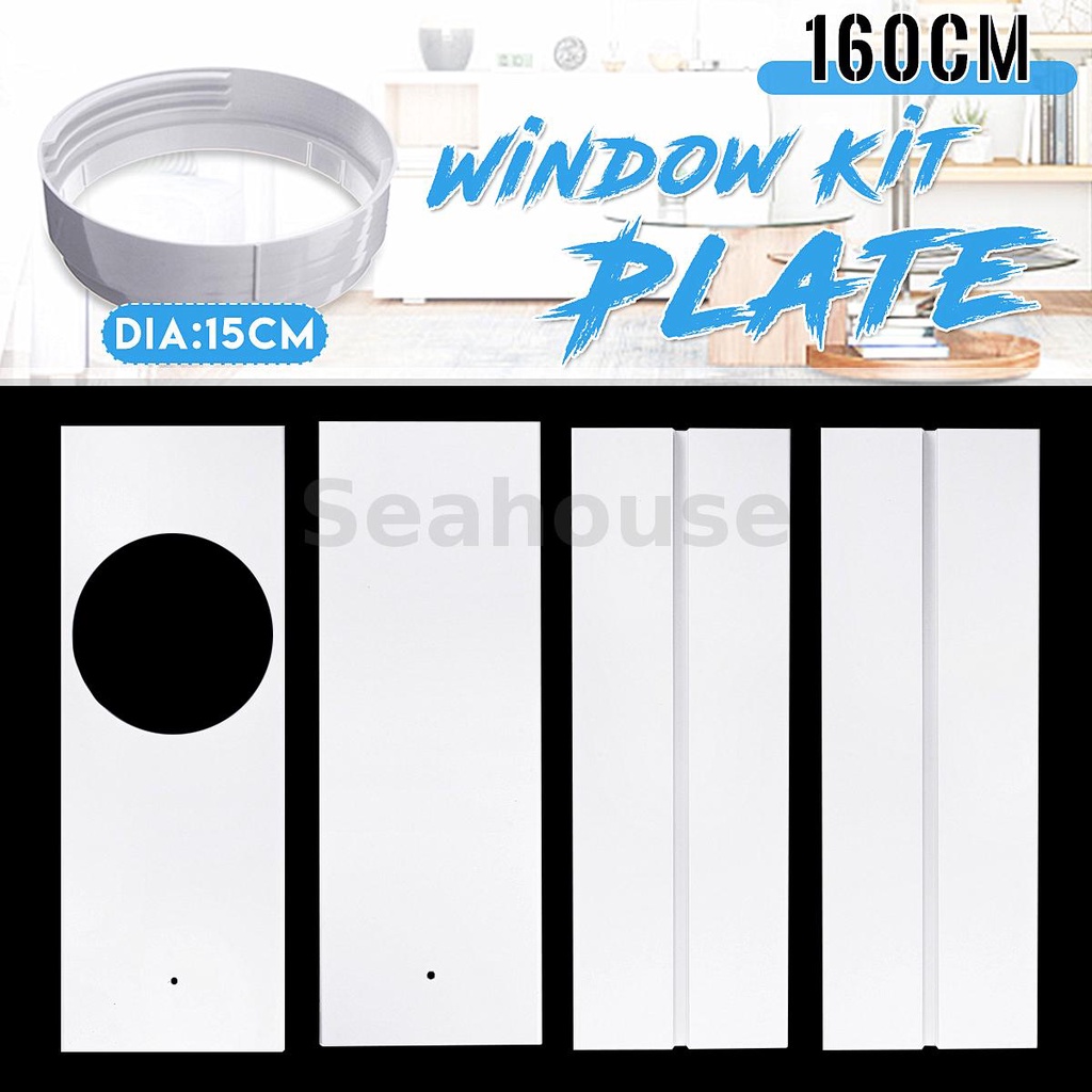 1.6M Adjustable Window Slide Kit Plate For Portable Air Conditioner NEW ...