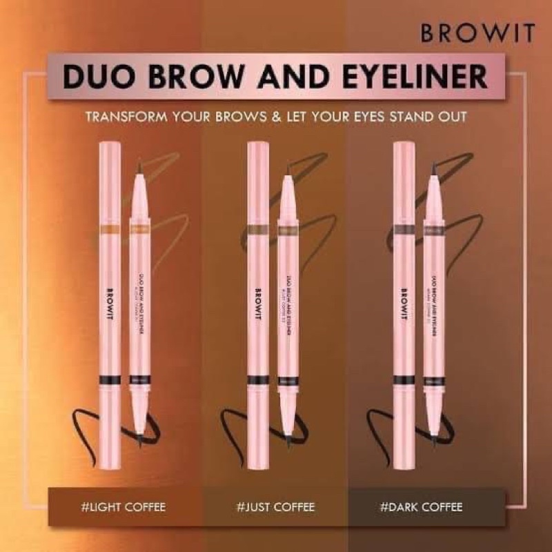 Browit Duo Brow And Eyeliner (Eyebrow Eyeliner) | Shopee Malaysia