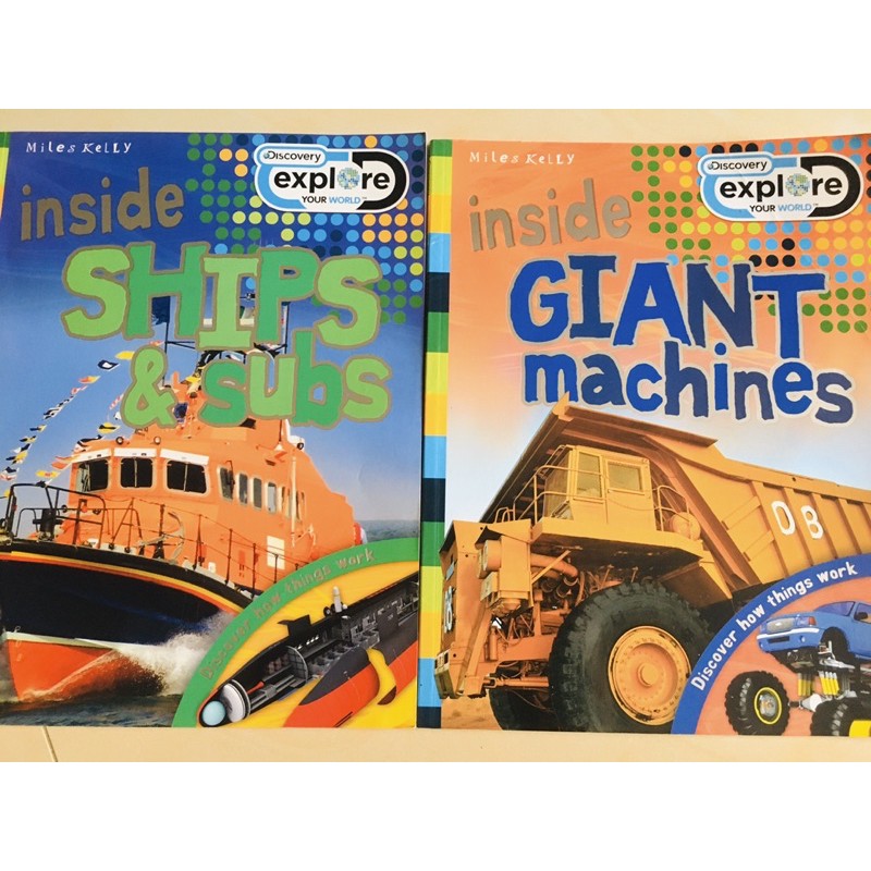 INSIDE VEHICLES (series 2 books) | Shopee Malaysia