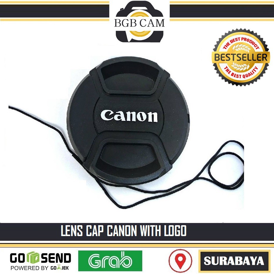 Canon 55 mm Lens cap / 55mm diameter camera Lens cap with LOGO | Shopee Malaysia