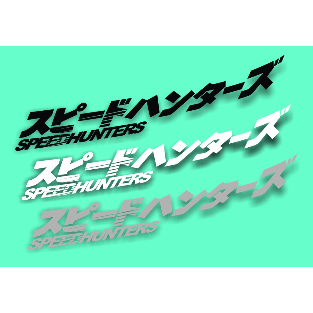 STICKER KERETA SPEEDHUNTERS JAPAN KANJI DAN ENGLISH | Shopee Malaysia