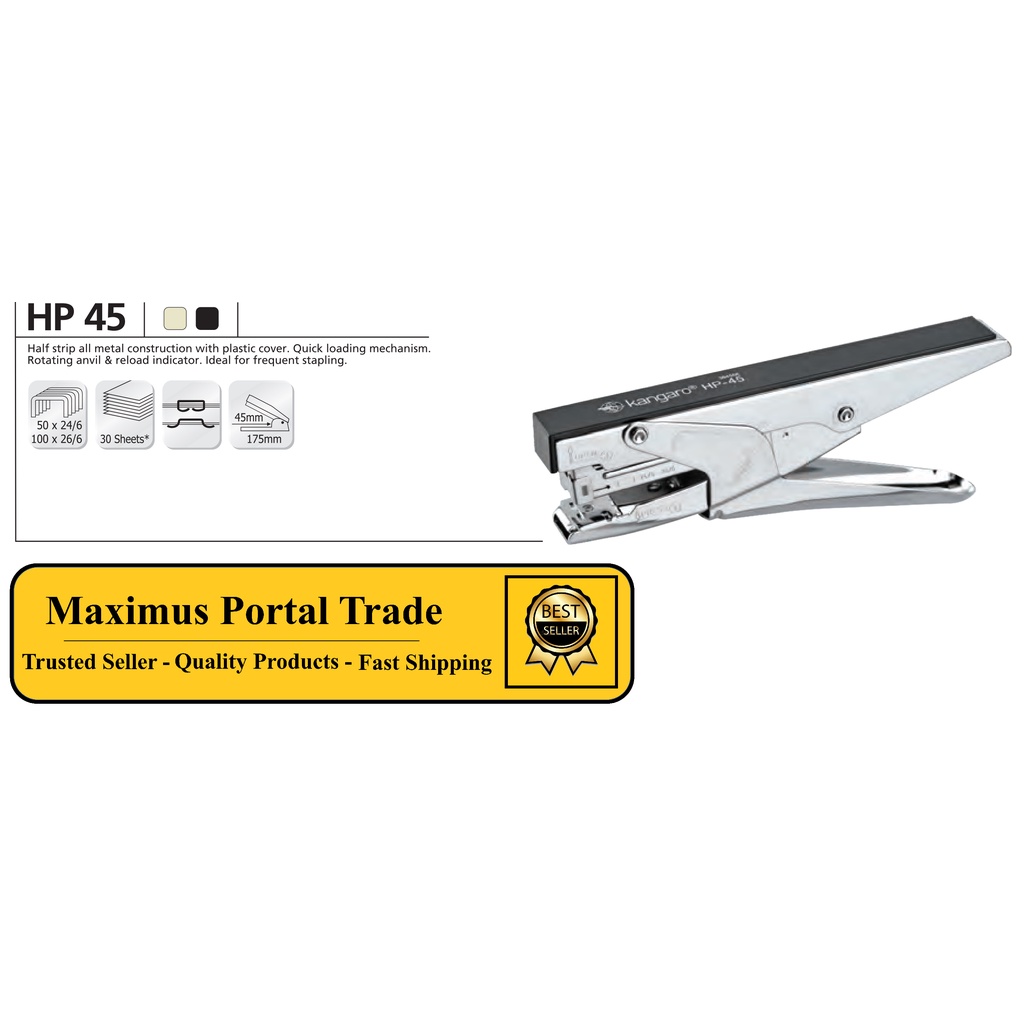 Kangaro Stapler HP-45 PLIER | Shopee Malaysia
