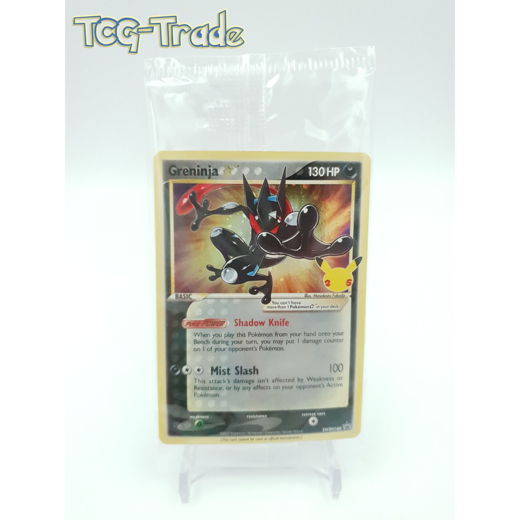 [Pokemon TCG Singles] Promo Card - SWSH144 Greninja Gold Star (SEALED ...
