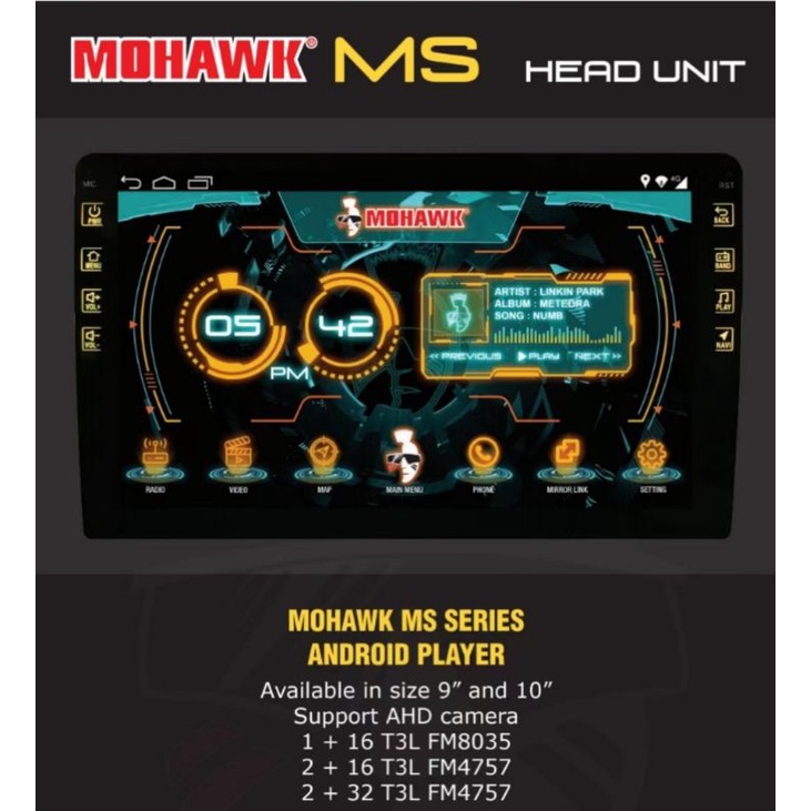 🔥Mohawk Android Car Player #1GB+32GB #Double Panel #FREE Android ...