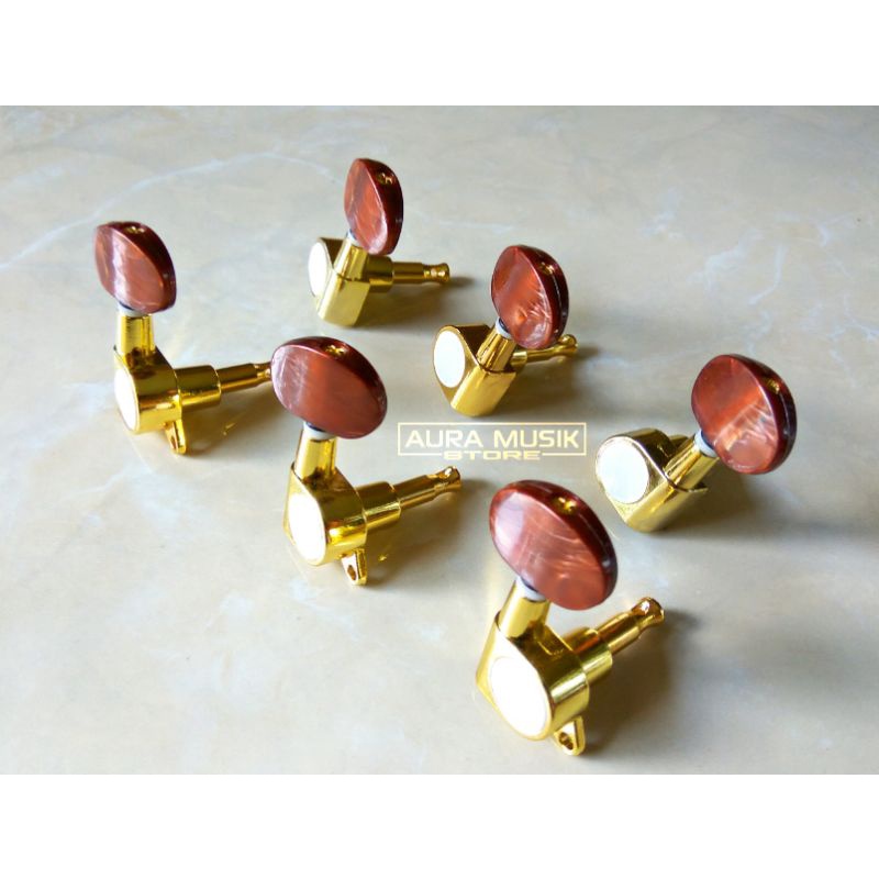 Grover Model 3L 3R Gold Head Abalone Electric Acoustic Guitar Dryer ...