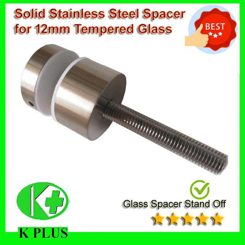 Glass spacer standoff screw wall mounted spacer wall panel kaca dinding ...