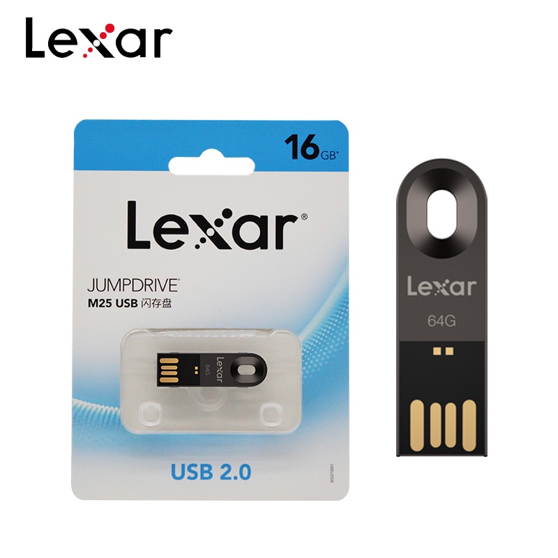LEXAR M25 METAL USB 2.0 16GB Flash Drive PENDRIVE USBDRIVE FLASHDRIVE ...