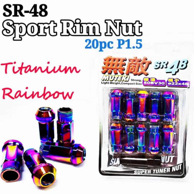 Sport Rim Nut titanium | Shopee Malaysia