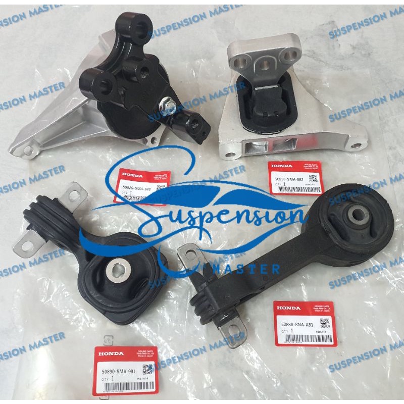 4 IN 1 SET - ENGINE MOUNTING KIT - HONDA STREAM SMA RN6/1.8 RN8/200 ...