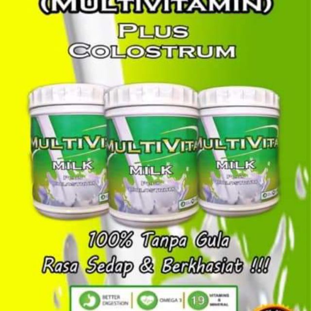SUSU MULTIVITAMIN PLUS COLOSTRUM (FREE GIFT) | Shopee Malaysia