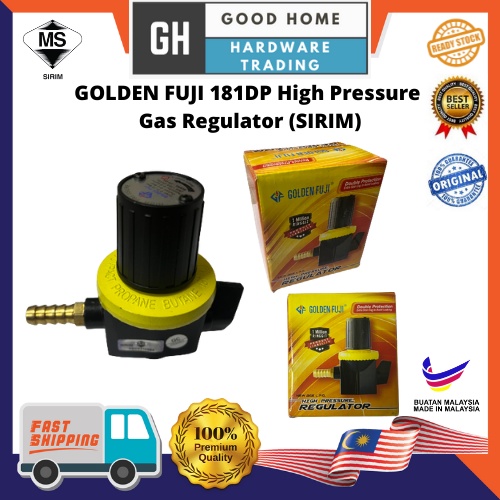 GOLDEN FUJI 181DP HPG High Pressure Gas Regulator Kepala Gas (SIRIM ...