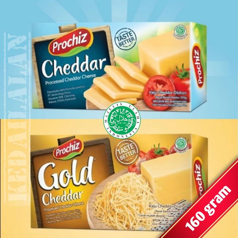 PROCHIZ/PROCHIZ GOLD Processed Cheddar Cheese 160gram | Shopee Malaysia