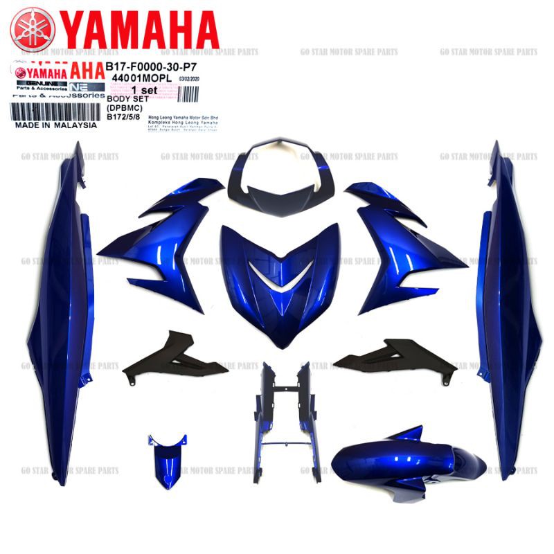 YAMAHA Y15ZR V1 FULL BODY COVER SET ONLY COVERSET Y15 Y15Z LC150 ...