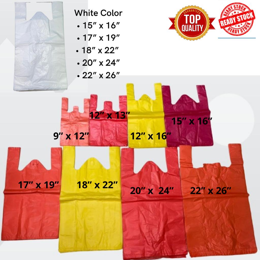 (DIRECT FROM FACTORY) TSHIRT BAGS/SINGLET BAGS | Shopee Malaysia