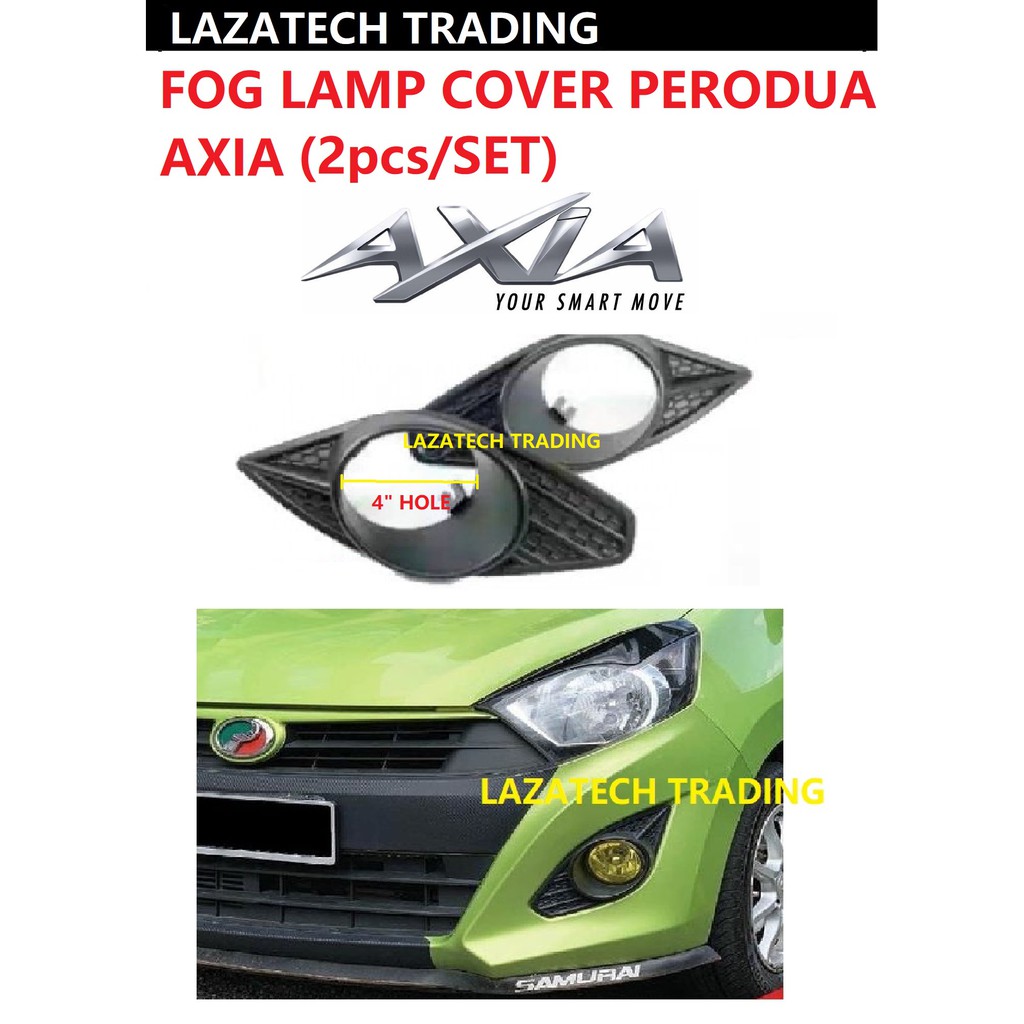 FOG LAMP COVER AXIA(2pcs) | Shopee Malaysia