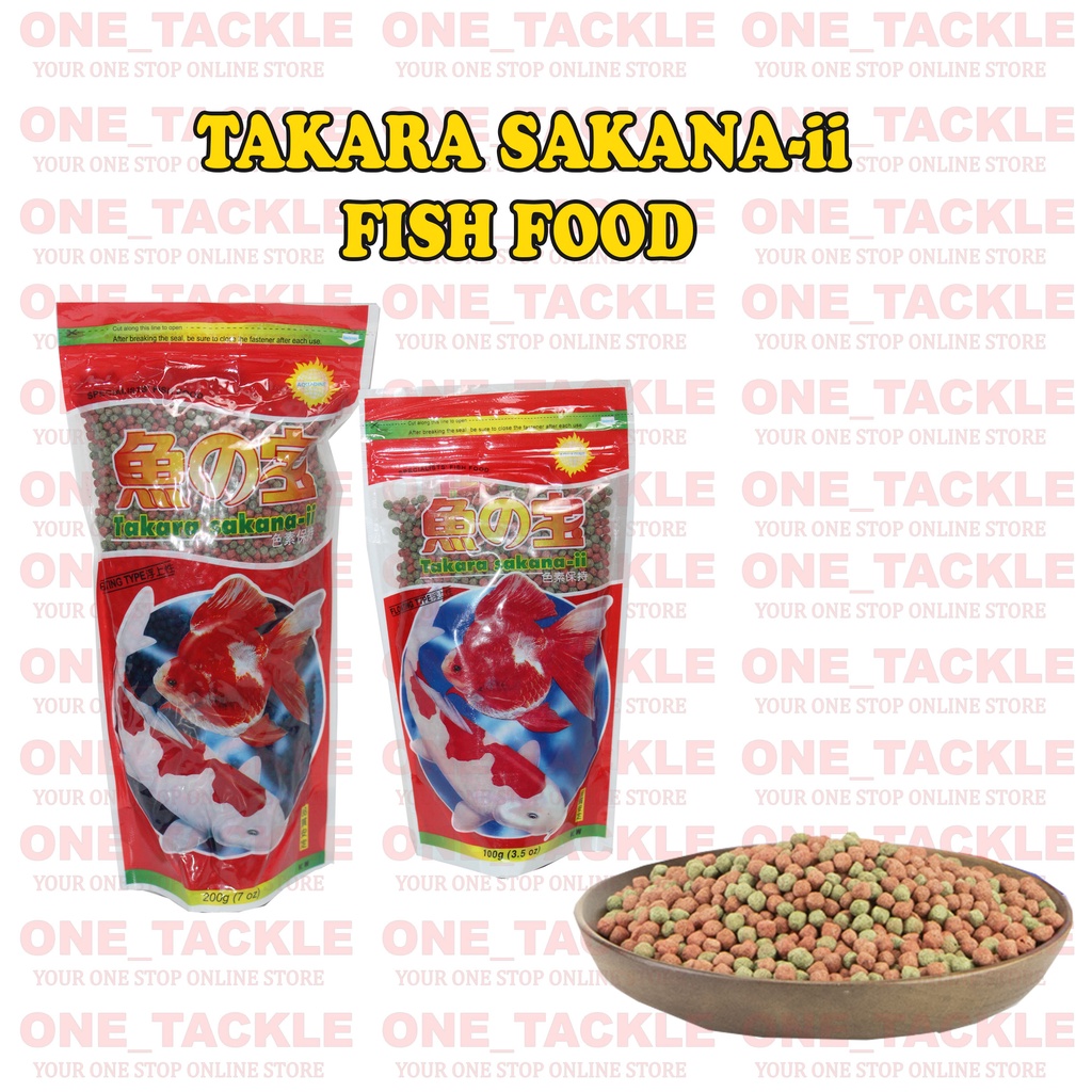 Takara Sakana-ii Fish Food / makanan ikan | Shopee Malaysia