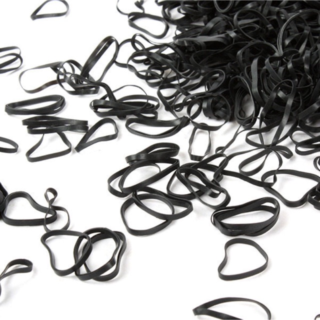 Rubber bands (black/ Colorful) -50g/100g/250g pack | Shopee Malaysia