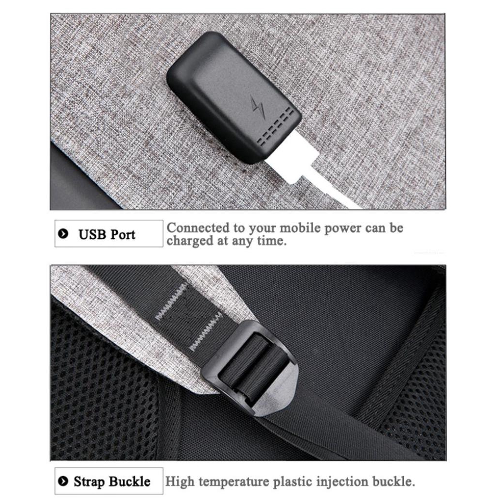 [HIGH QUALITY] Anti Theft Bag Laptop Backpack With USB PortHIGH QUALITY ...