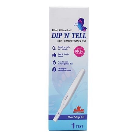 Dip N Tell Midstream Pregnancy Test 1s | Shopee Malaysia