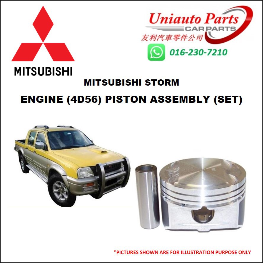 MITSUBISHI STORM (L200) PISTON ASSY (SET) | Shopee Malaysia