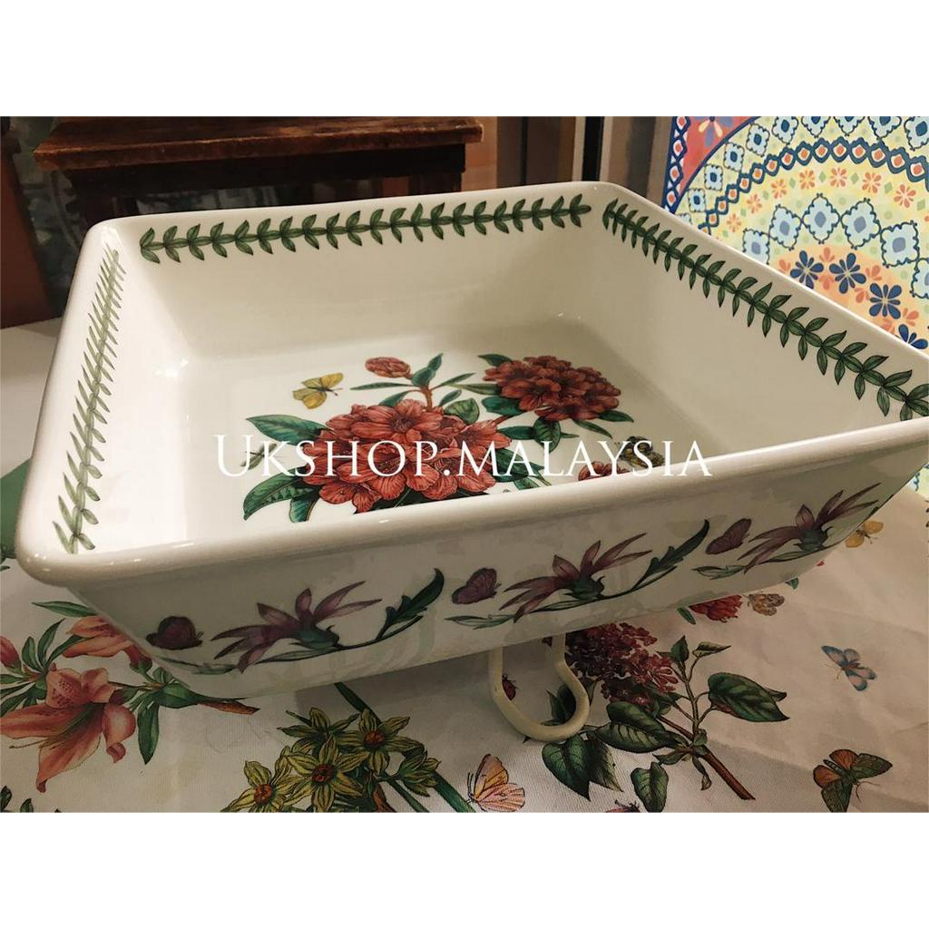 Portmeirion Botanic Garden Deep Square Dish (First Quaity) | Shopee ...