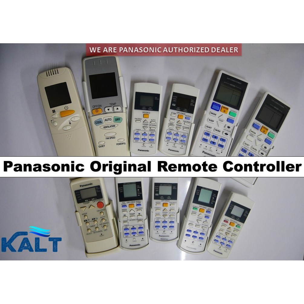 [Original] Panasonic 100% Original Remote Controller Air Cond Remote ...