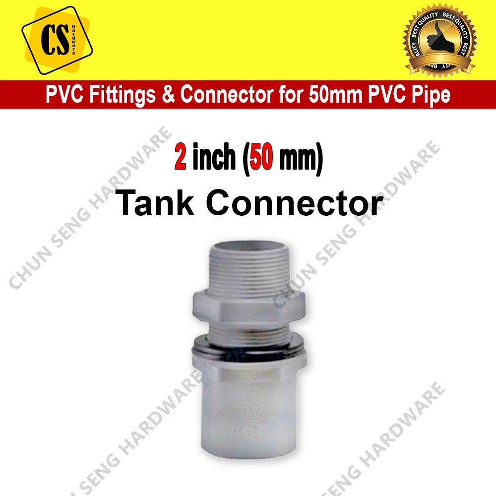 2 inch PVC Pipe Fitting Connector Elbow PT Elbow Tee Socket PT Socket ...