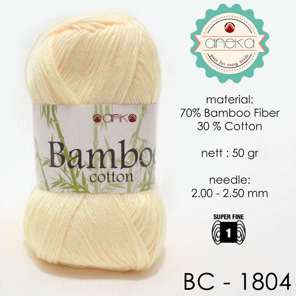 KATUN Aneka - Bamboo Cotton Knitting Yarn / Bamboo Cotton Yarn 3 - 1804 ...