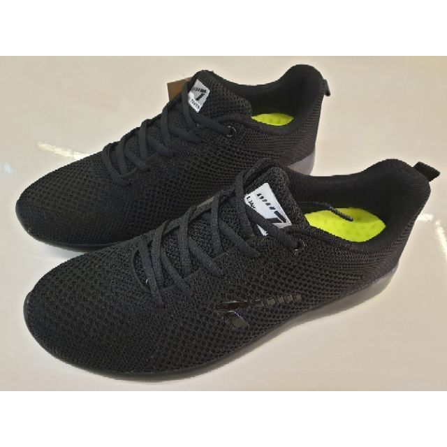Line Seven Sport Shoe All Black Ultra Light | Shopee Malaysia