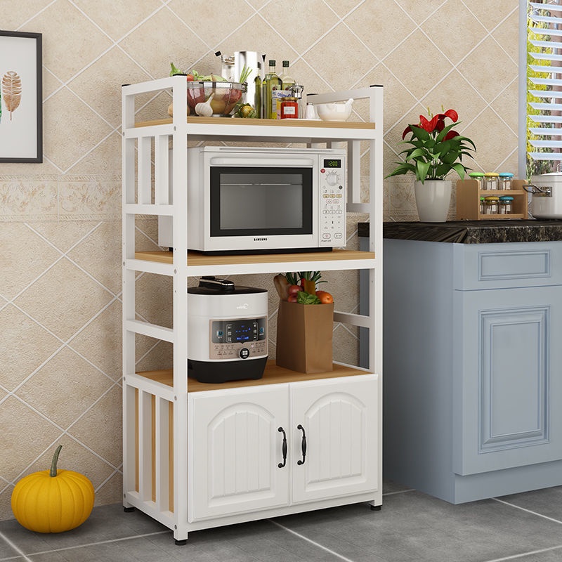 🔥Kitchen racks/floor-standing multi-layer microwave oven racks/oven ...