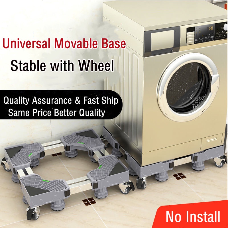 250kg Adjustable Heavy Movable Base Washing Machine Bases Universal ...