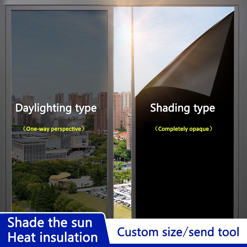 Insulation film window sunscreen glass film sticker peeping film one ...